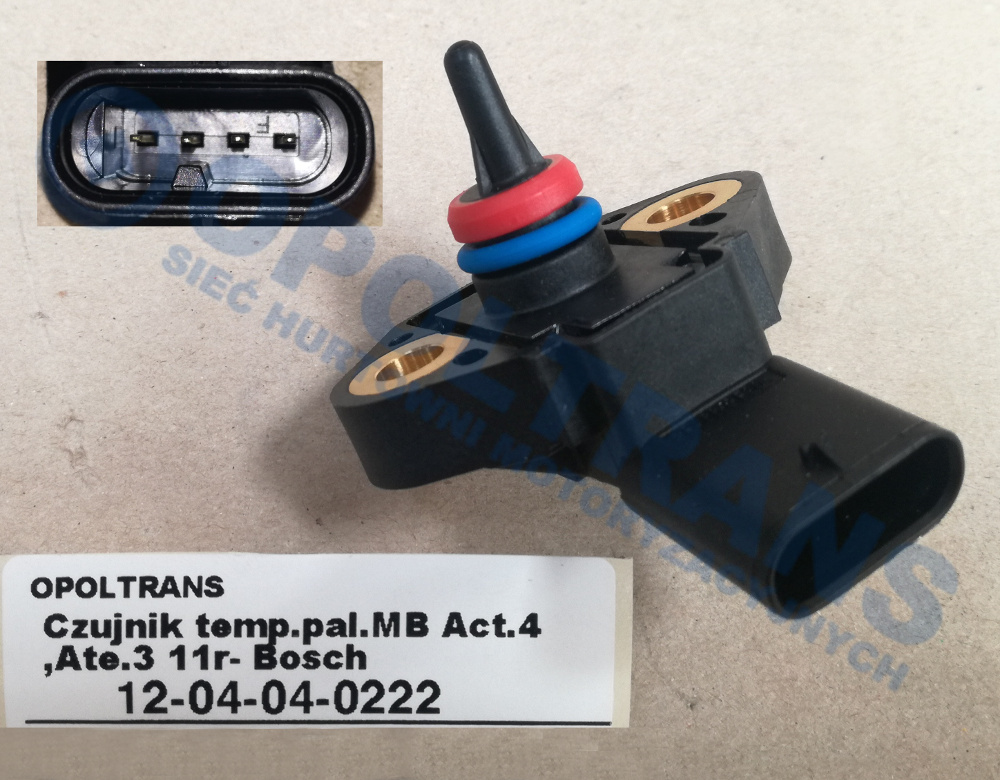Opoltrans - Czujnik temp.pal.MB Act.4,Ate.3 11r- Bosch , 12-04-04-0222