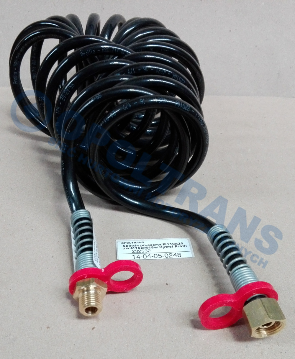 Opoltrans - Spirala pn.czerw.Fi110x20zw.M16z/M18w Hytrel ProVi , 14-04 ...